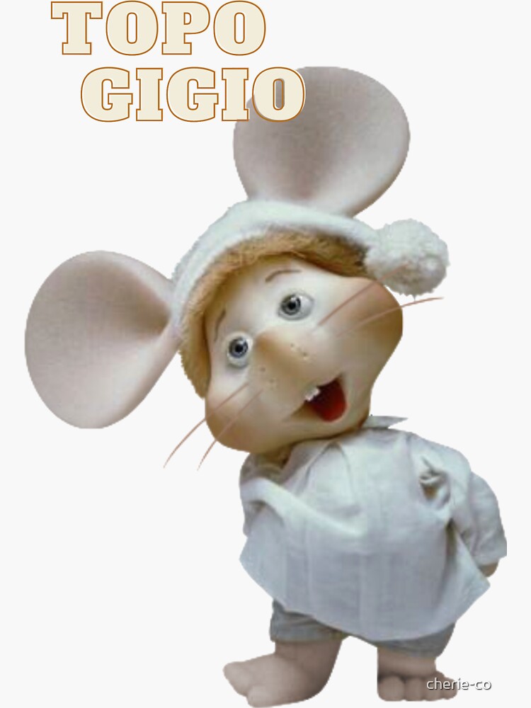 "Topo Gigio" Sticker for Sale by cherie-co | Redbubble