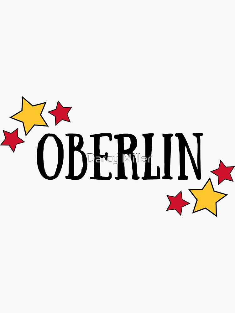"oberlin college" Sticker for Sale by Darcy Miller | Redbubble