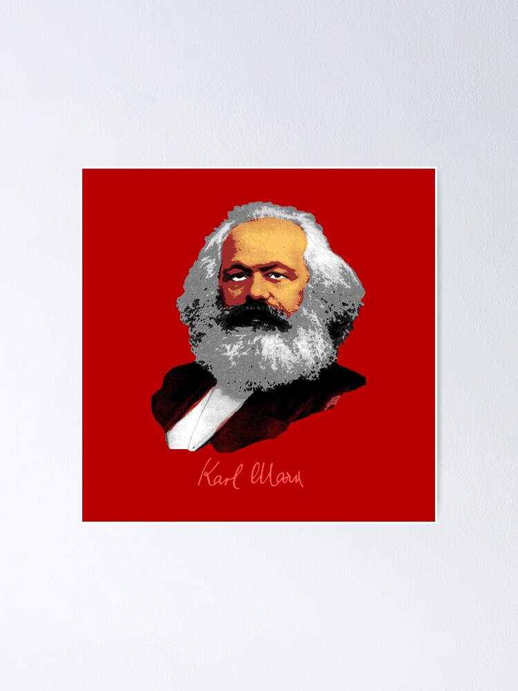 "Marx Pop" Poster by carefuldisorder | Redbubble