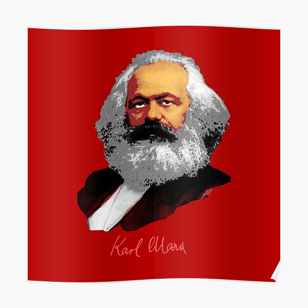 "Marx Pop" Poster by carefuldisorder | Redbubble