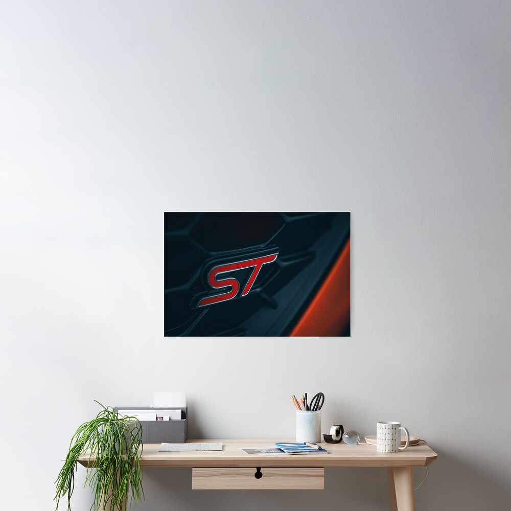 Póster «Logotipo de Ford Focus ST» de autoaddict | Redbubble