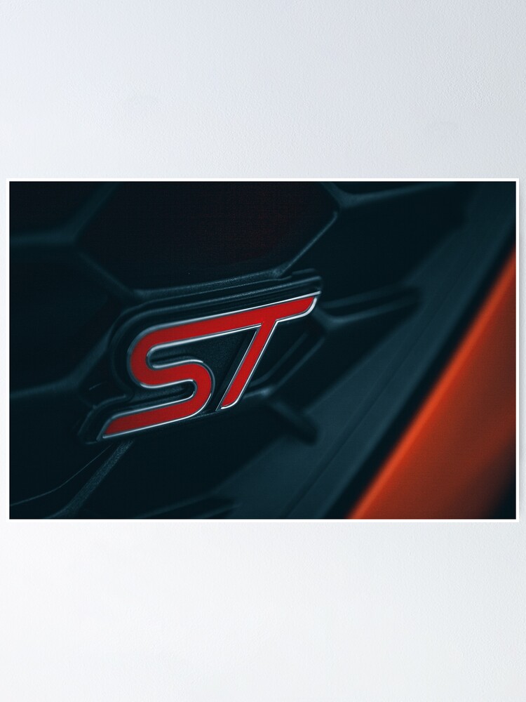 Póster «Logotipo de Ford Focus ST» de autoaddict | Redbubble