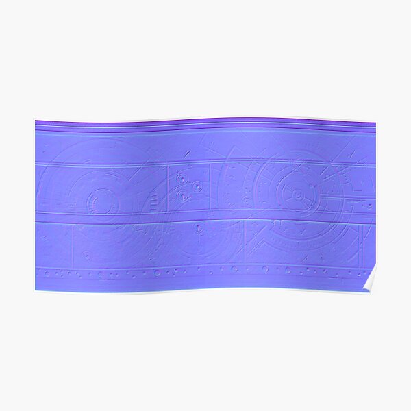 Póster «Diseño de ilustración digital de mapa normal de textura rosa ...