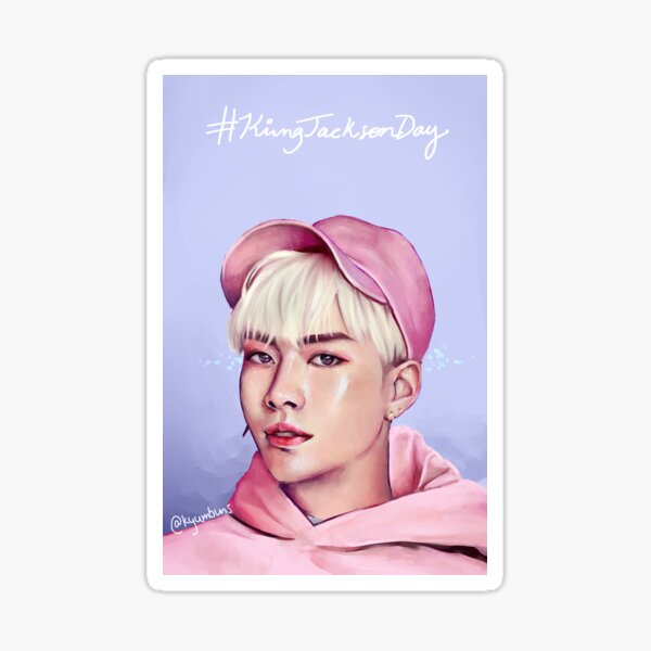 "Jackson Wang GOT7" Sticker by lalondead | Redbubble