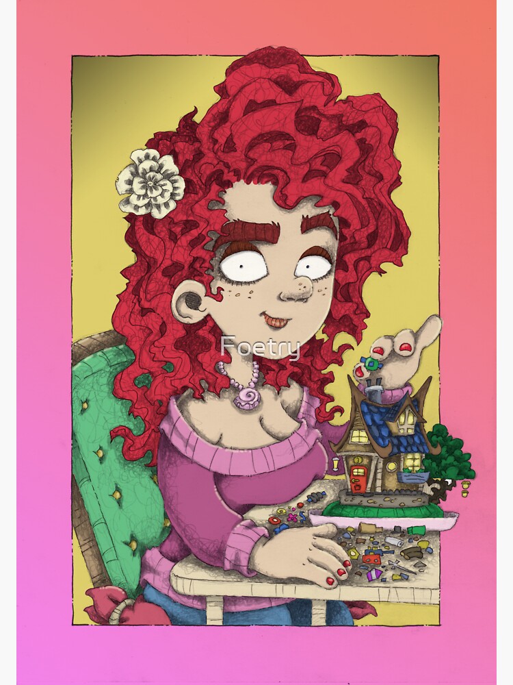 "Happy Building!" Sticker for Sale by Foetry | Redbubble