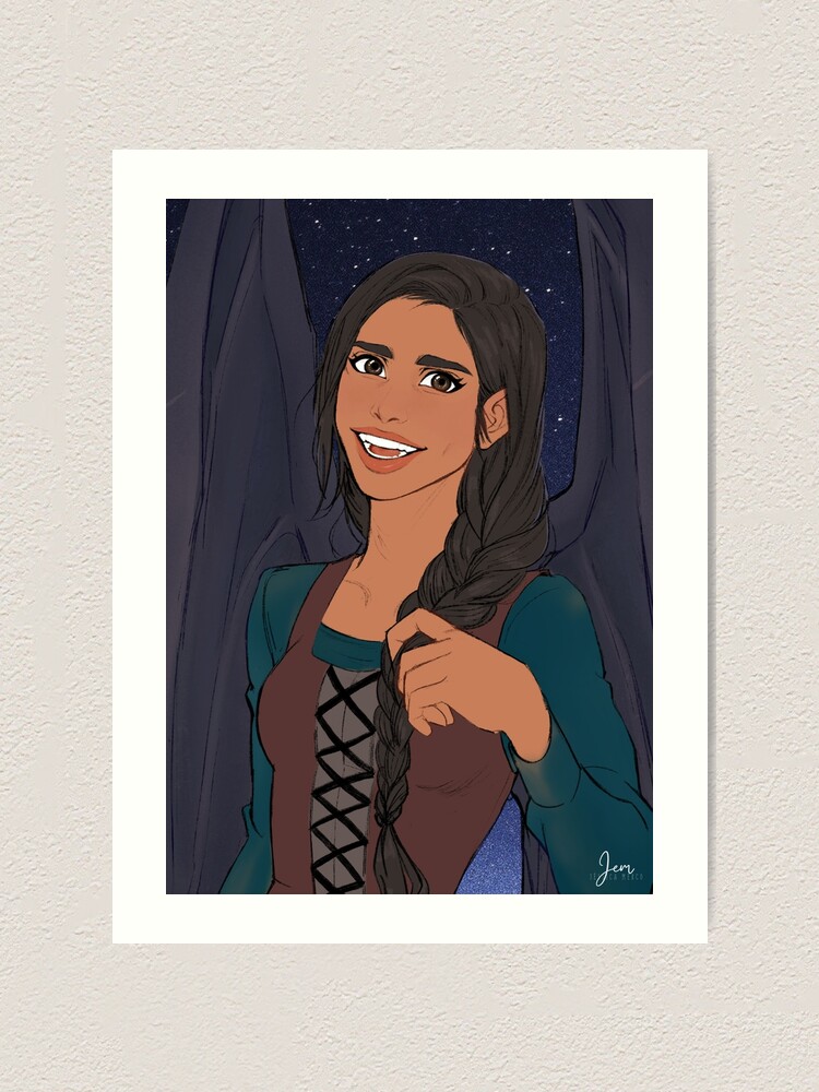 "ACOTAR - Emerie" Art Print for Sale by Jemerco | Redbubble