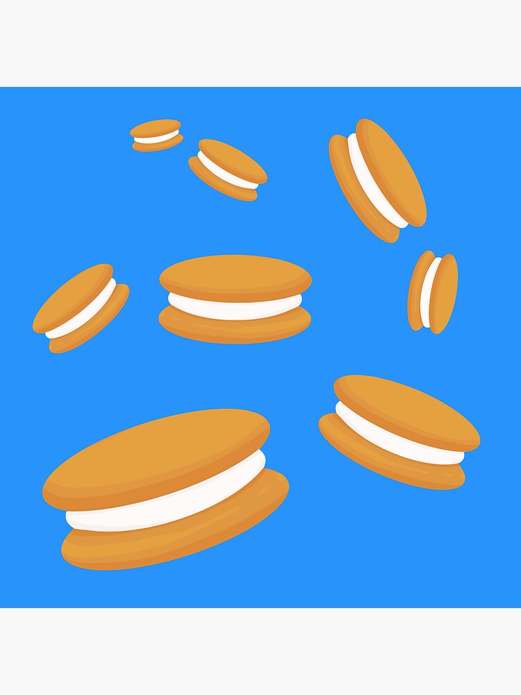 Pegatina «Ilustración de arte de estilo de juego de lluvia de tortas ...