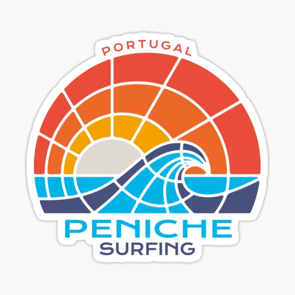 "Peniche - Portugal - Surfing" Sticker for Sale by Haraldzon | Redbubble