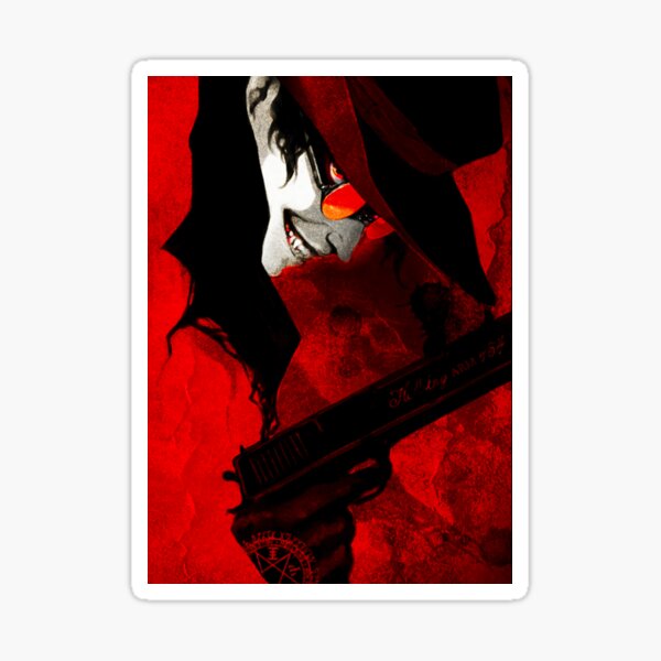 "Hellsing Ultimate Alucard Gun" Sticker by terpres | Redbubble