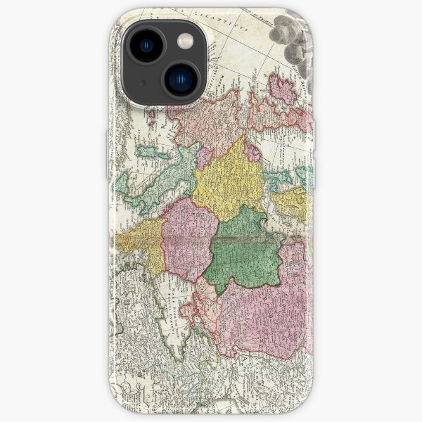 "Vintage Map of Europe (1743)" iPhone Case for Sale by BravuraMedia ...