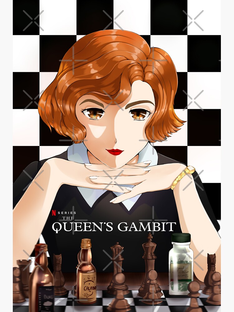 "Beth Harmon" Sticker for Sale by GinNoKaze | Redbubble