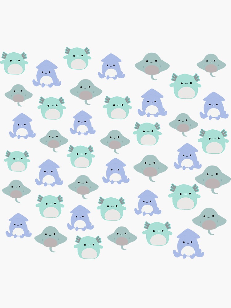 "Custom Squishmallow Design" Sticker for Sale by alexis-mallows | Redbubble