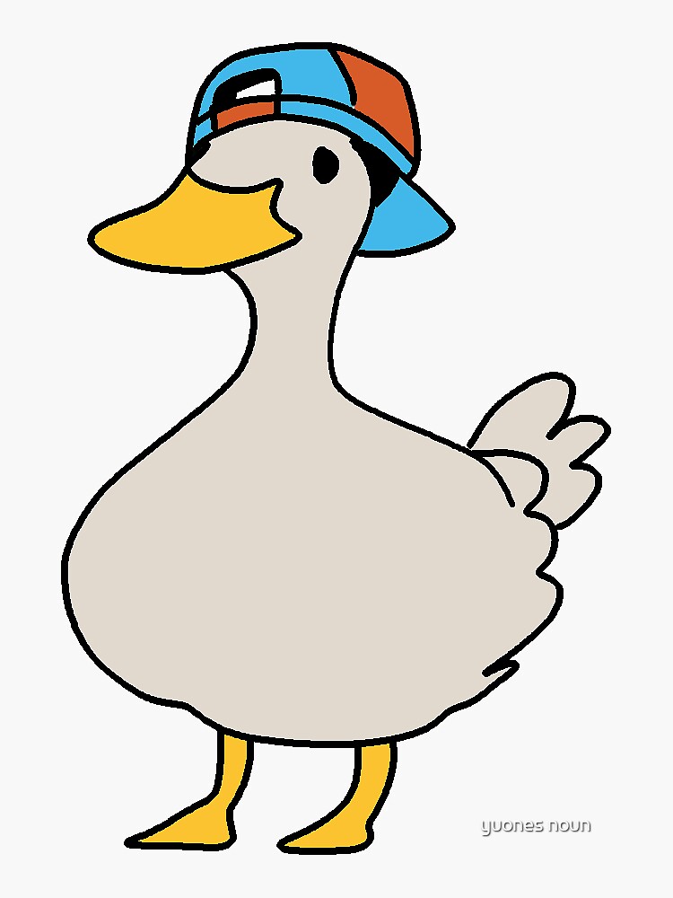 "Shuba Duck" Sticker for Sale by NoYuki | Redbubble