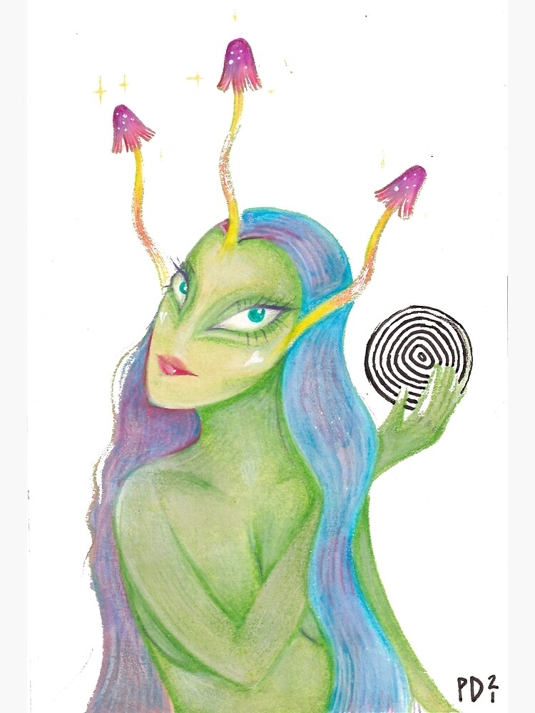 ""Alien Empress"" Poster for Sale by phoebedeanart | Redbubble