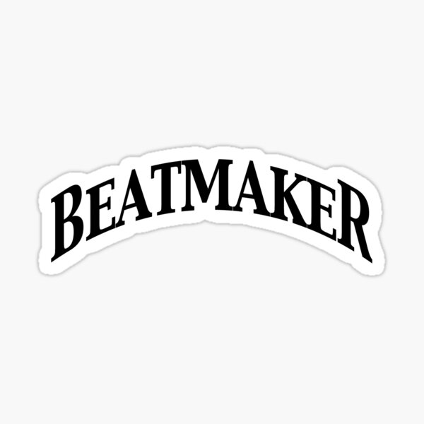 "Beatmaker Black and White Aesthetic" Sticker by Bae2021 | Redbubble
