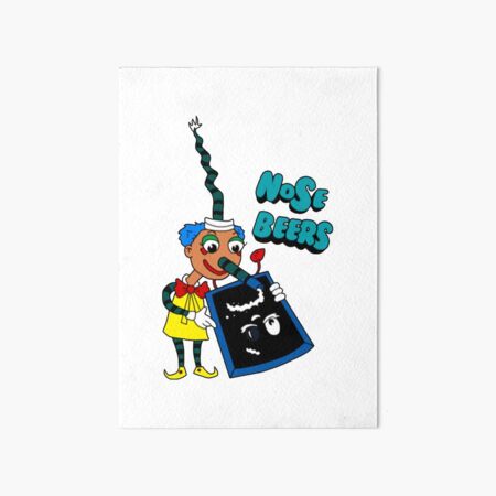 "Nose Beers Doing Chalk" Art Board Print by CarleyBatz | Redbubble
