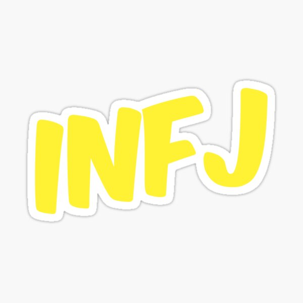 "INFJ" Sticker for Sale by DusicaP | Redbubble