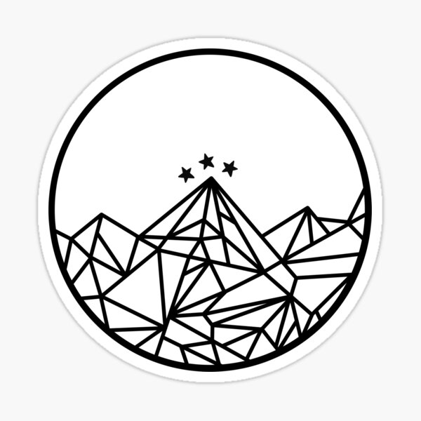 "black velaris insignia" Sticker for Sale by armadakathryne | Redbubble