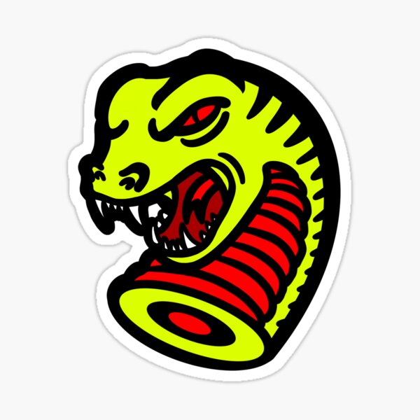 "Snake Head v2" Sticker by coyotepat | Redbubble