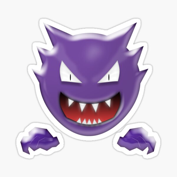 Ghost Pokemon Haunter Stickers | Redbubble