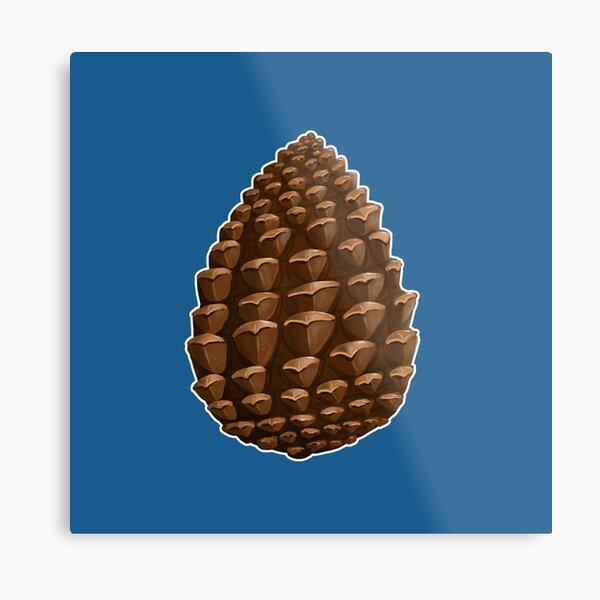 Lámina metálica «Ilustración de icono de dibujos animados de chocolate ...