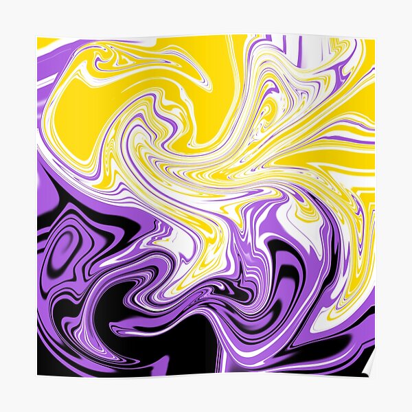 "Not So Subtle - Subtle Pride flag Nonbinary" Poster by Edinglesart ...