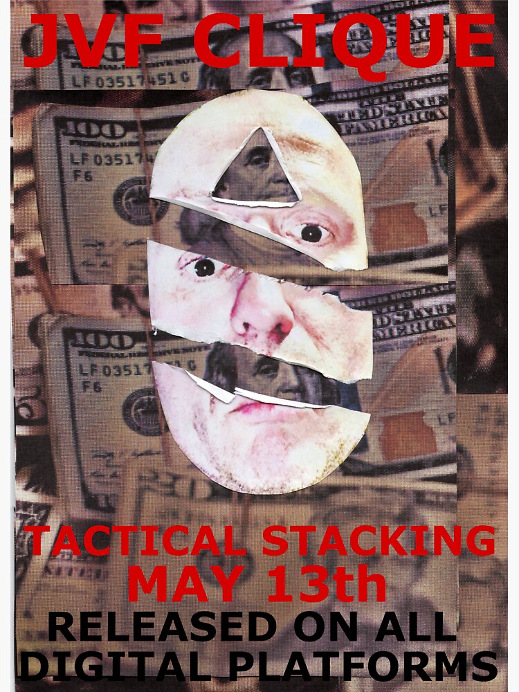 "Tactical Stacking Poster 3" Sticker for Sale by JVFClique | Redbubble