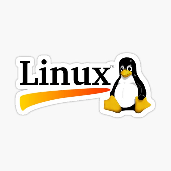 "Linux logo" Sticker for Sale by CountryYak | Redbubble