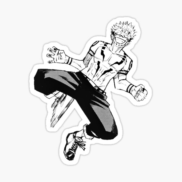 "Sakuna Ryomen Jujutsu Kaisen Manga" Sticker for Sale by IdaChristensen ...