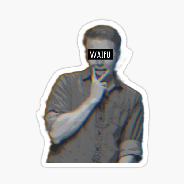 Brennan Lee Mulligan Im All The Bad Guys Waifu Sticker For Sale By Sephcorvidrose Redbubble