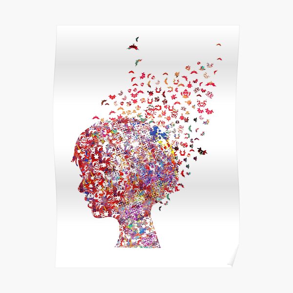 "Mind and psychology" Poster for Sale by Rosaliartbook | Redbubble