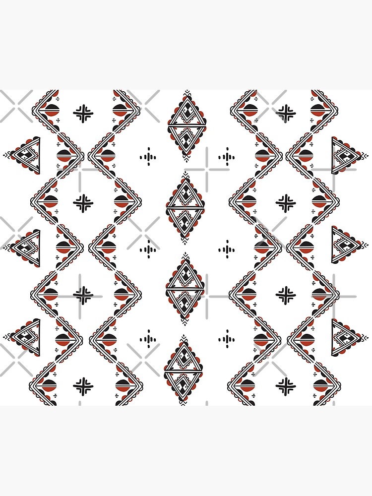 "Kabyle pattern" Throw Blanket for Sale by Eldjama | Redbubble