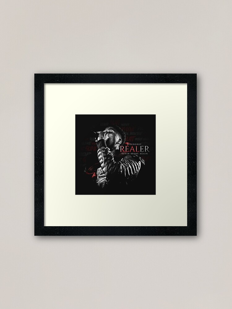 "Realer Album Cover " Framed Art Print for Sale by IWASBROKE | Redbubble