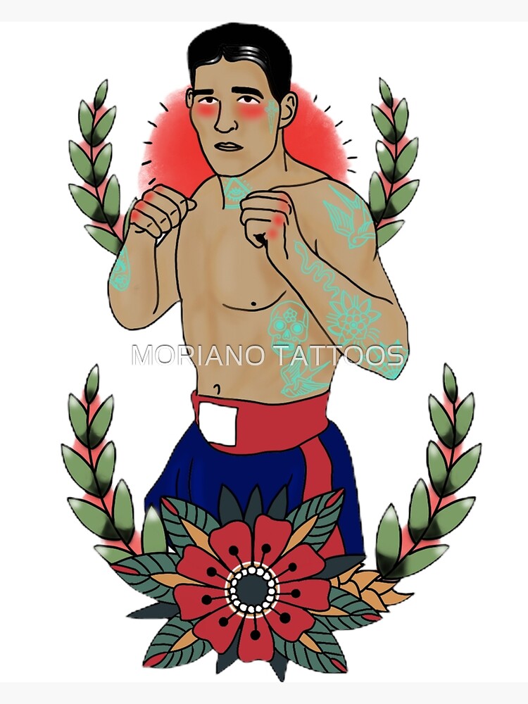 "American Traditional Boxer Tattoo" Photographic Print by aurenna ...