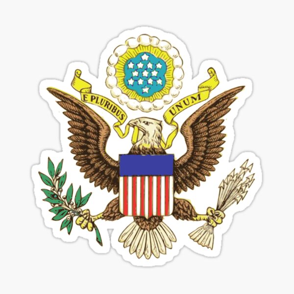 "US Eagle-Great Seal" Sticker for Sale by rwterry | Redbubble