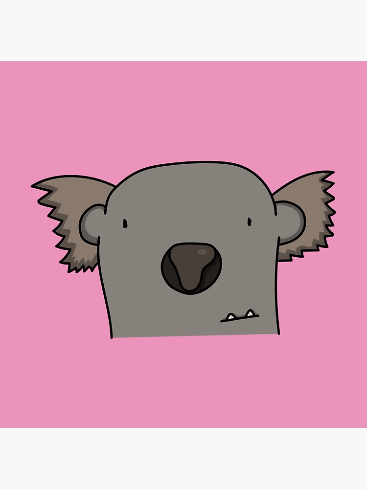 "Confused Koala - Pattern" Sticker for Sale by SeanDontGetFish | Redbubble