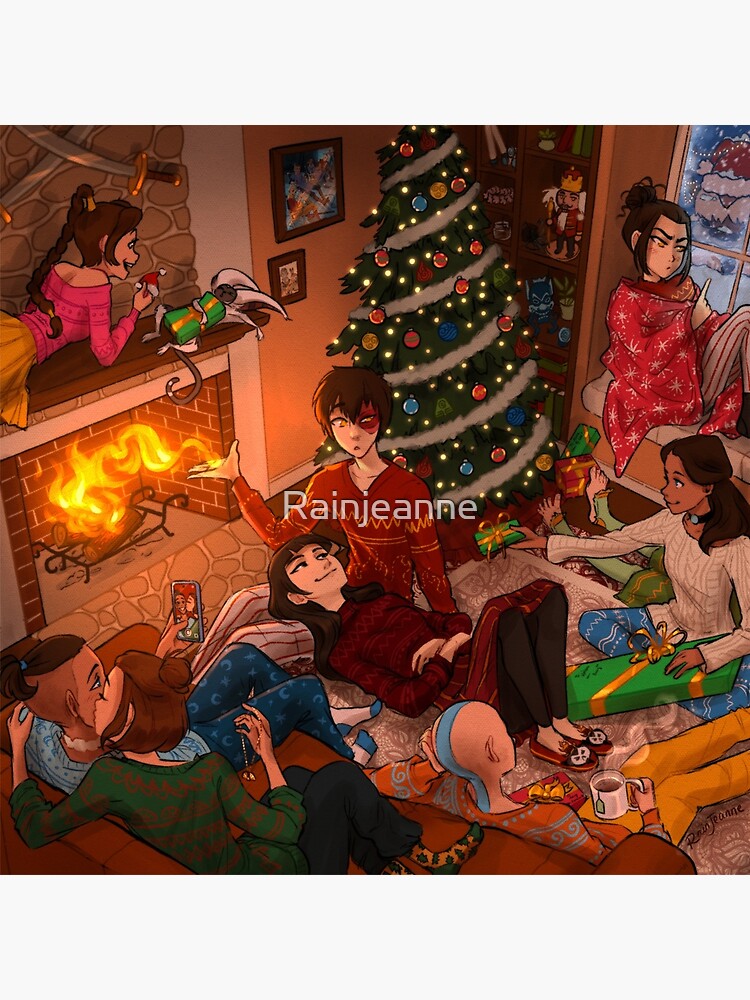 "Avatar Christmas" Art Board Print for Sale by Rainjeanne | Redbubble