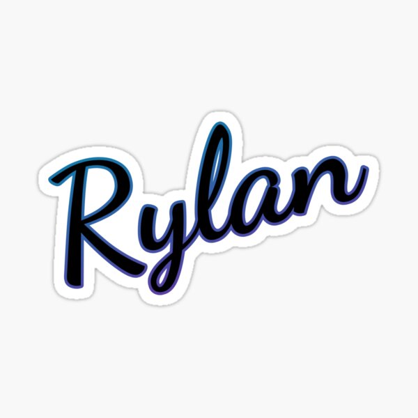 "Rylan" Sticker for Sale by ArtPop88 | Redbubble