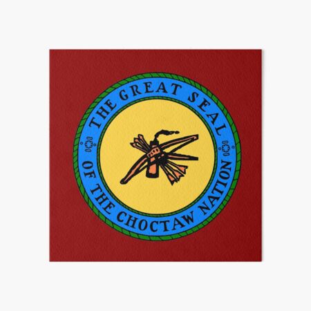 "The Great Seal Of The Choctaw Nation" Art Board Print by Pop-Pop-P-Pow ...