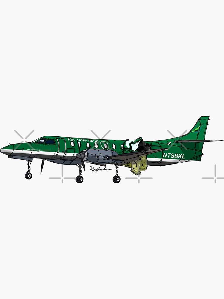 "Metroliner N788KL Key Lime Air " Sticker for Sale by Statepallets ...