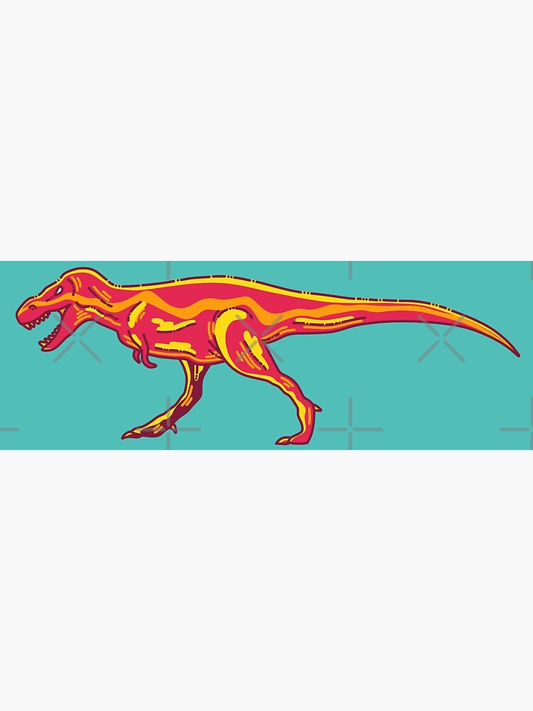 "Stylised T-Rex" Poster by lunarmilkbun | Redbubble