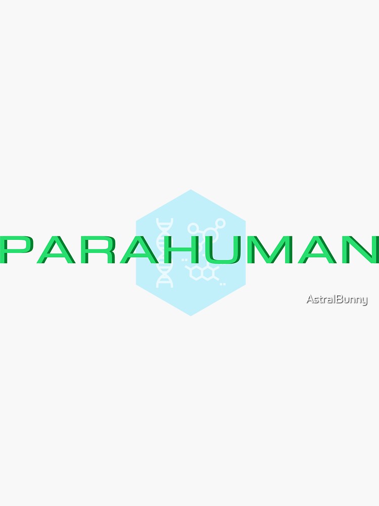 "Parahuman Logo" Sticker for Sale by AstralBunny | Redbubble