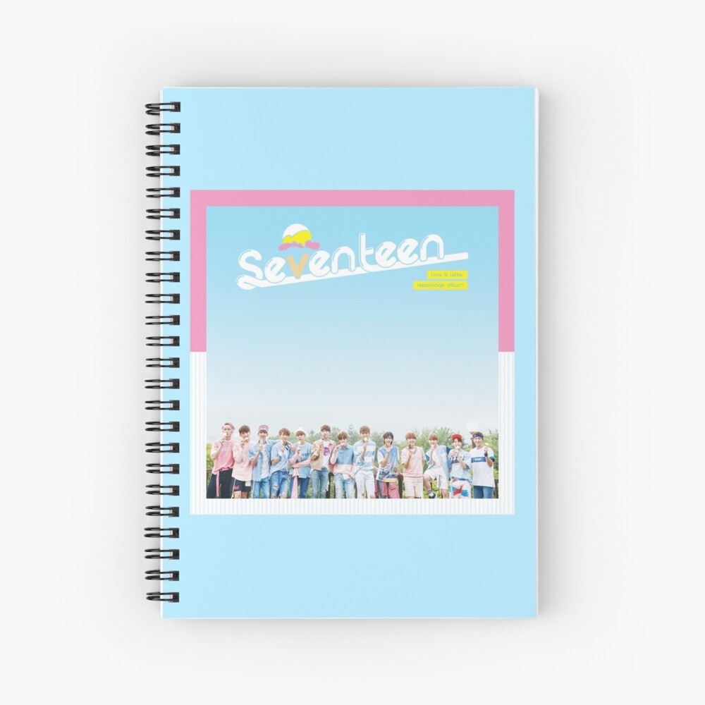 "Seventeen Love & Letter Repackage Album" Spiral Notebook by yumi108 ...