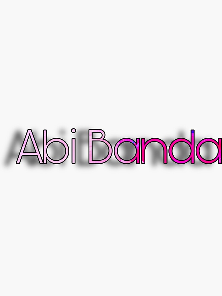 "Abi Banda" Sticker by Zodiacshow | Redbubble