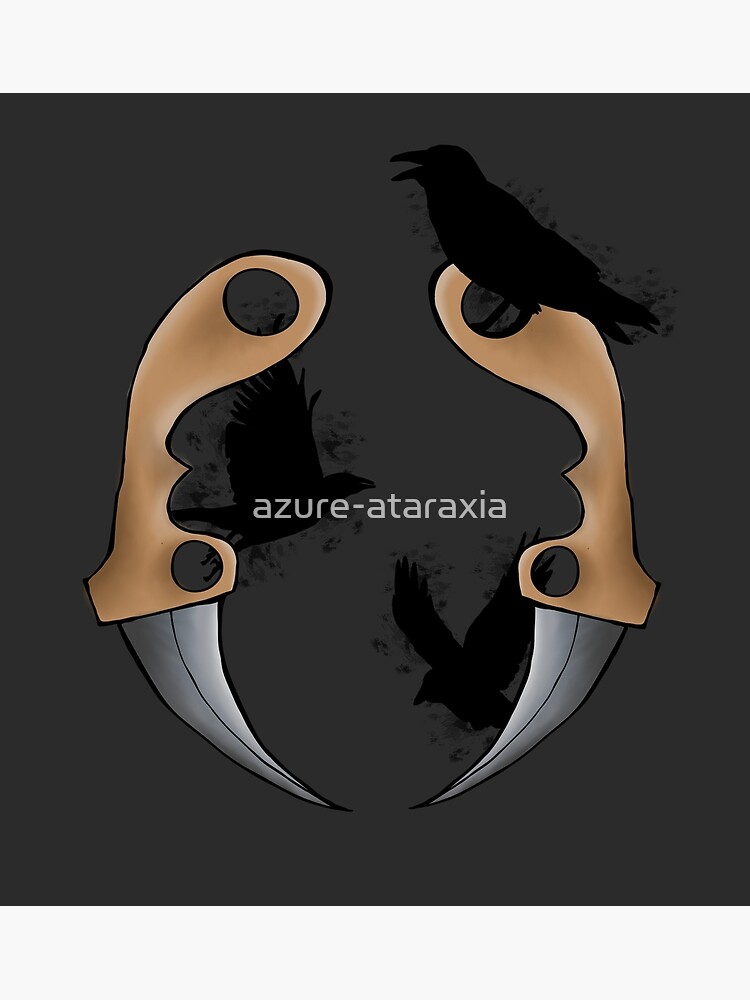 "Inej Knives Six of Crows/ Shadow and Bone" Art Print by azure-ataraxia ...