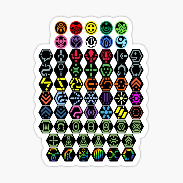 "Phantasy Star Online - Icons" Sticker for Sale by Gekidami | Redbubble