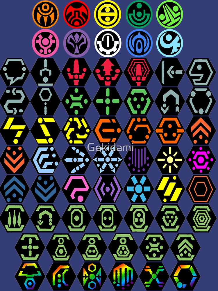 "Phantasy Star Online - Icons" T-shirt for Sale by Gekidami | Redbubble ...