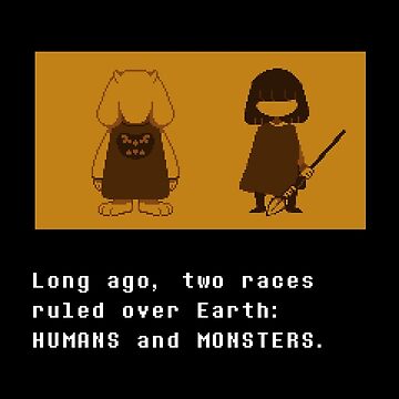 "UNDERTALE Intro Scene" Art Print for Sale by discordantly | Redbubble