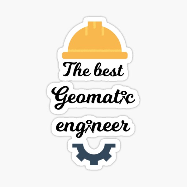 "The best Geomatic engineer " Sticker for Sale by MakiArts | Redbubble