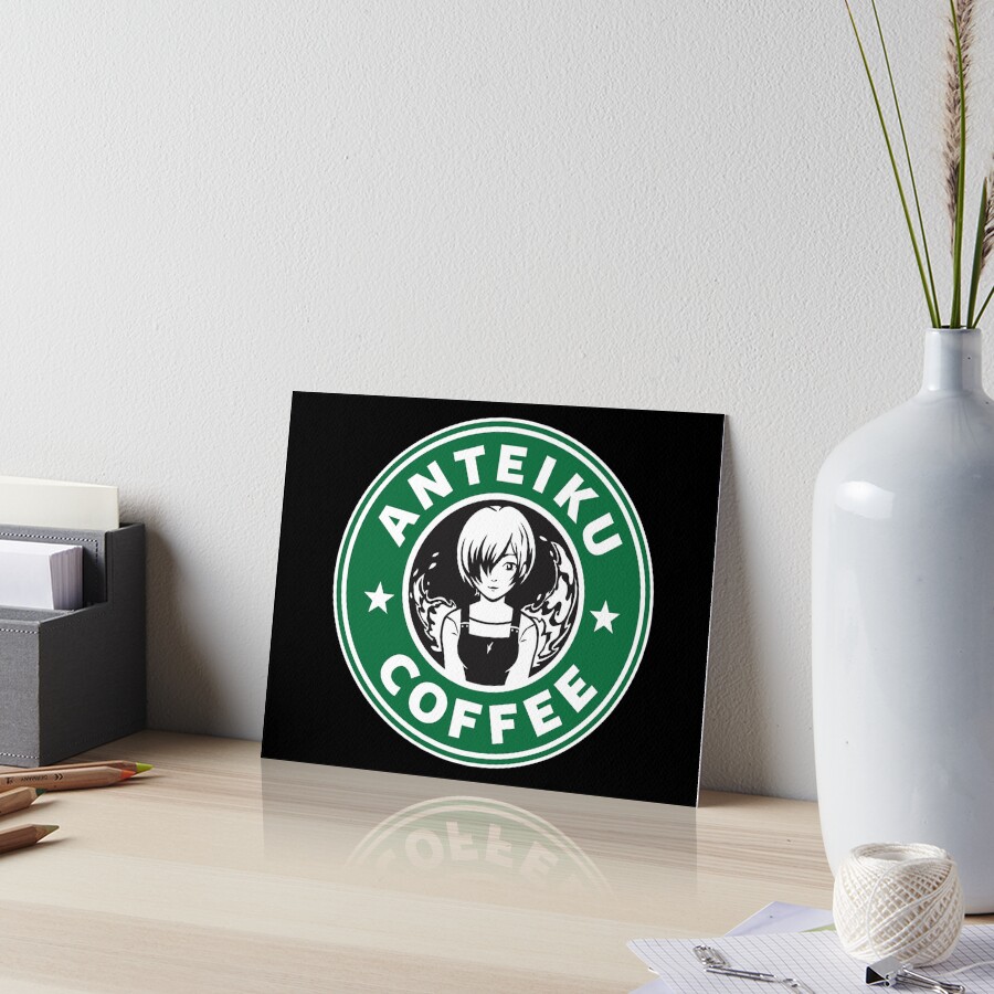 "Anteiku Café Logo, Tokyo Ghoul Starbucks Parody - Touka Kirishima" Art ...